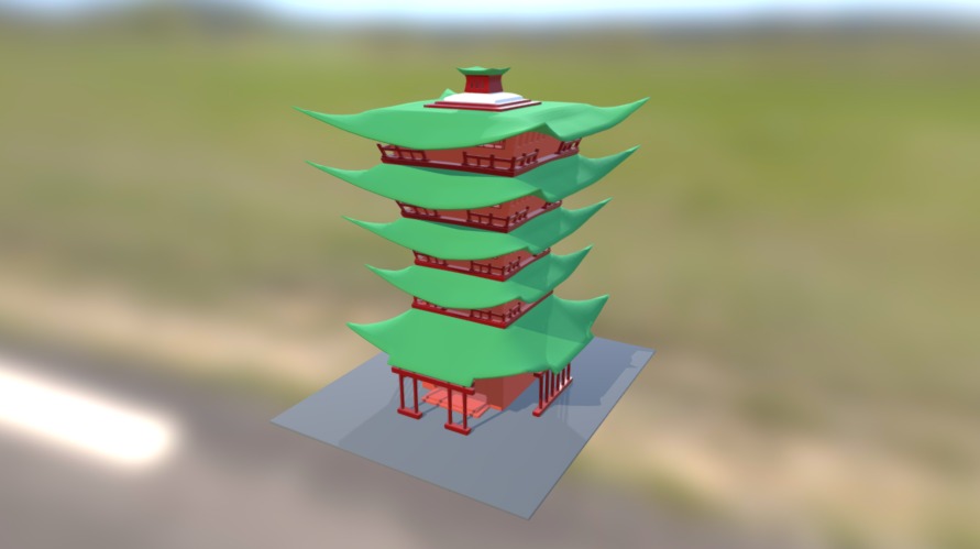 Stylized Building - CG Cookie Exercise - Download Free 3D model by raphi14 [900d325] - Sketchfab