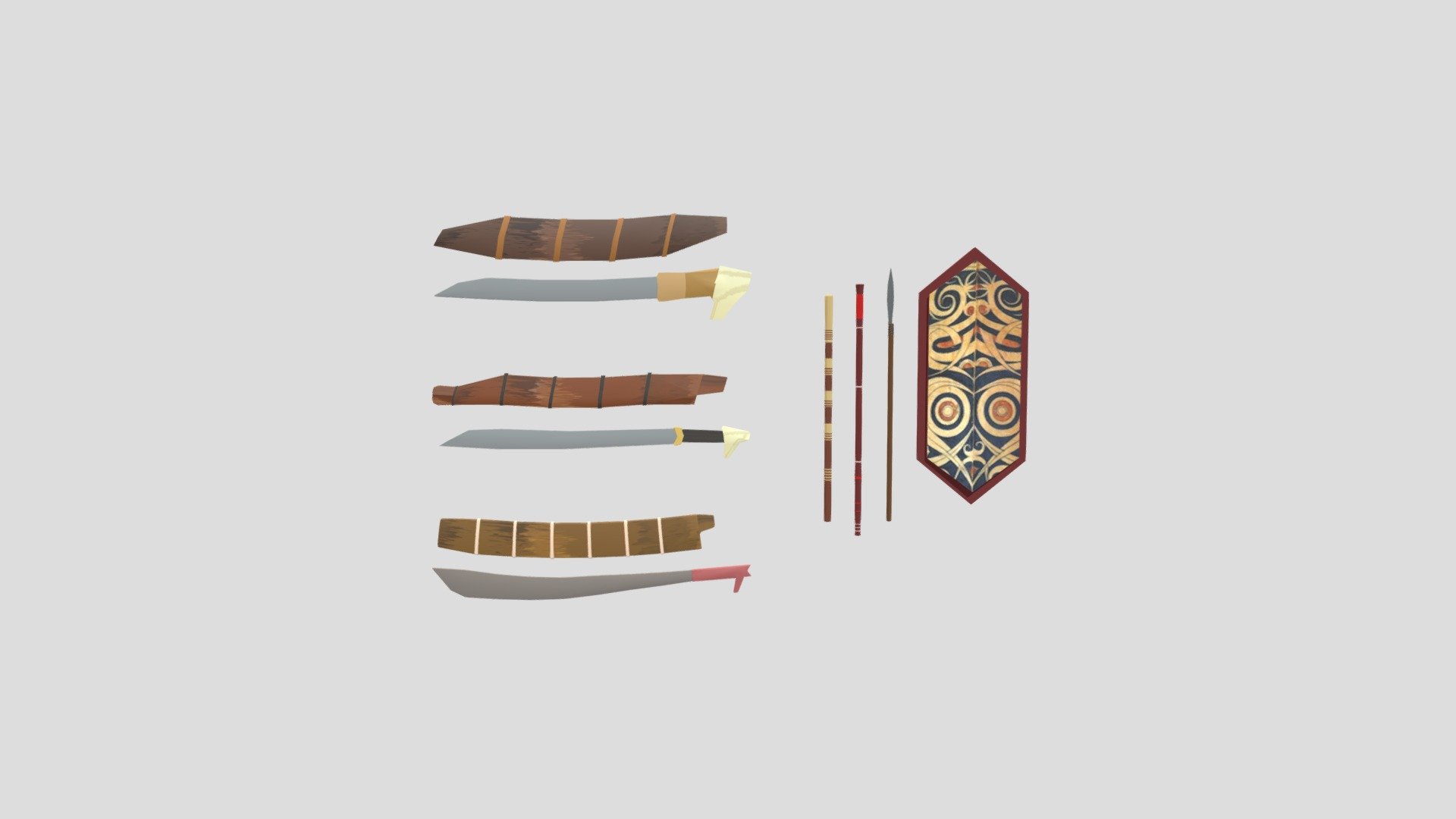 Iban's Weapons - 3D model by The Ritual (@theritual) [900fc92] - Sketchfab