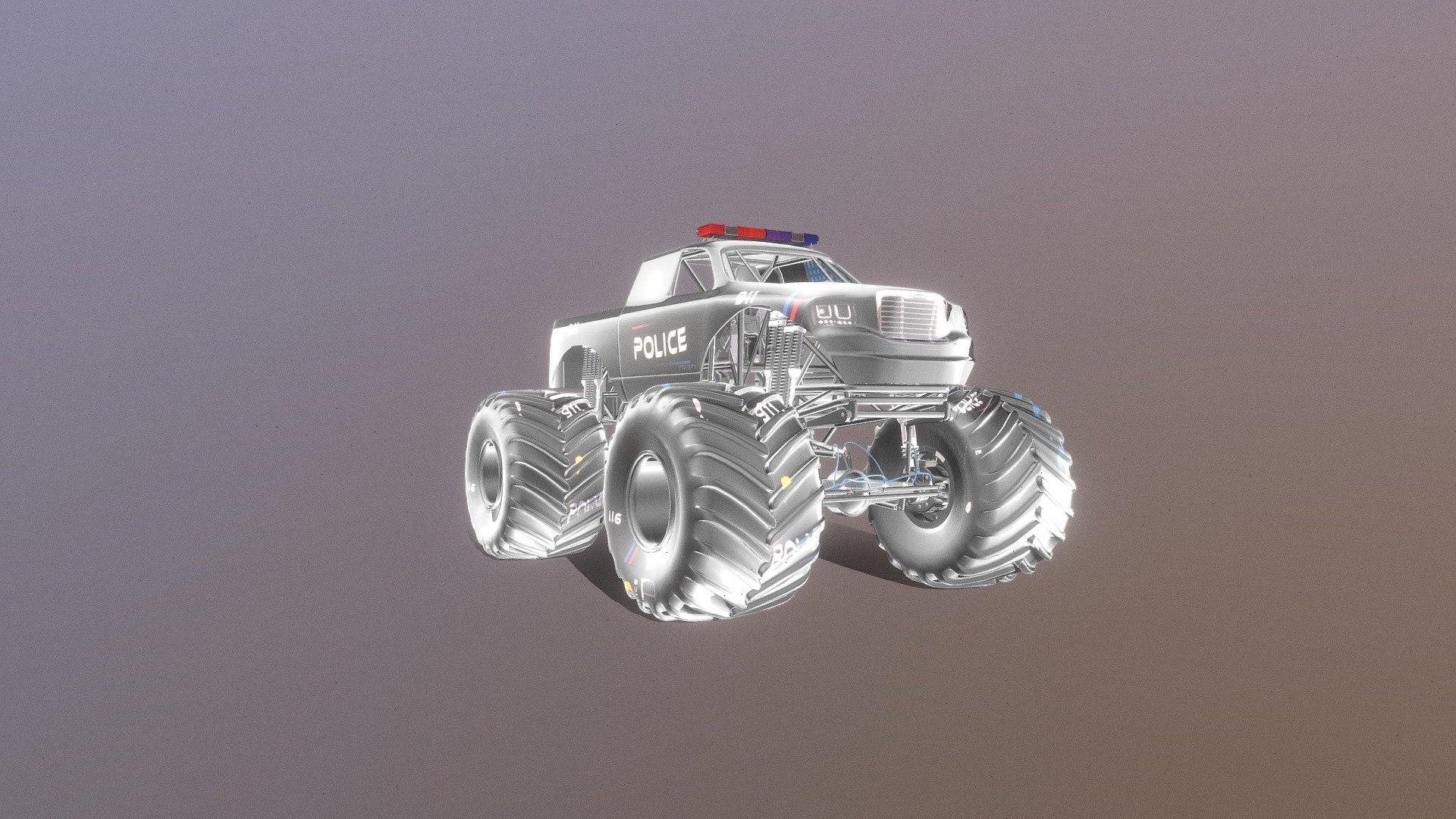 Police Monster Truck - Download Free 3D model by Epicplayz ...