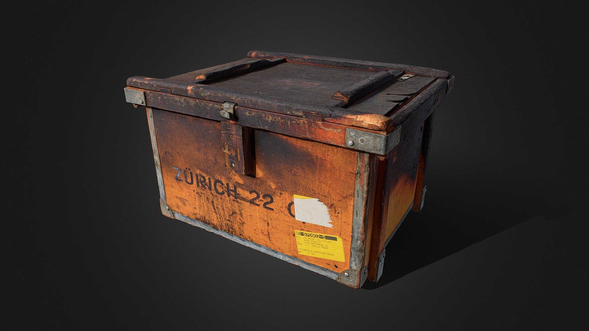 3D Scan | Yellow-Wooden-Box-PS-02-011-05-AR-500K - 3D model by paul ...