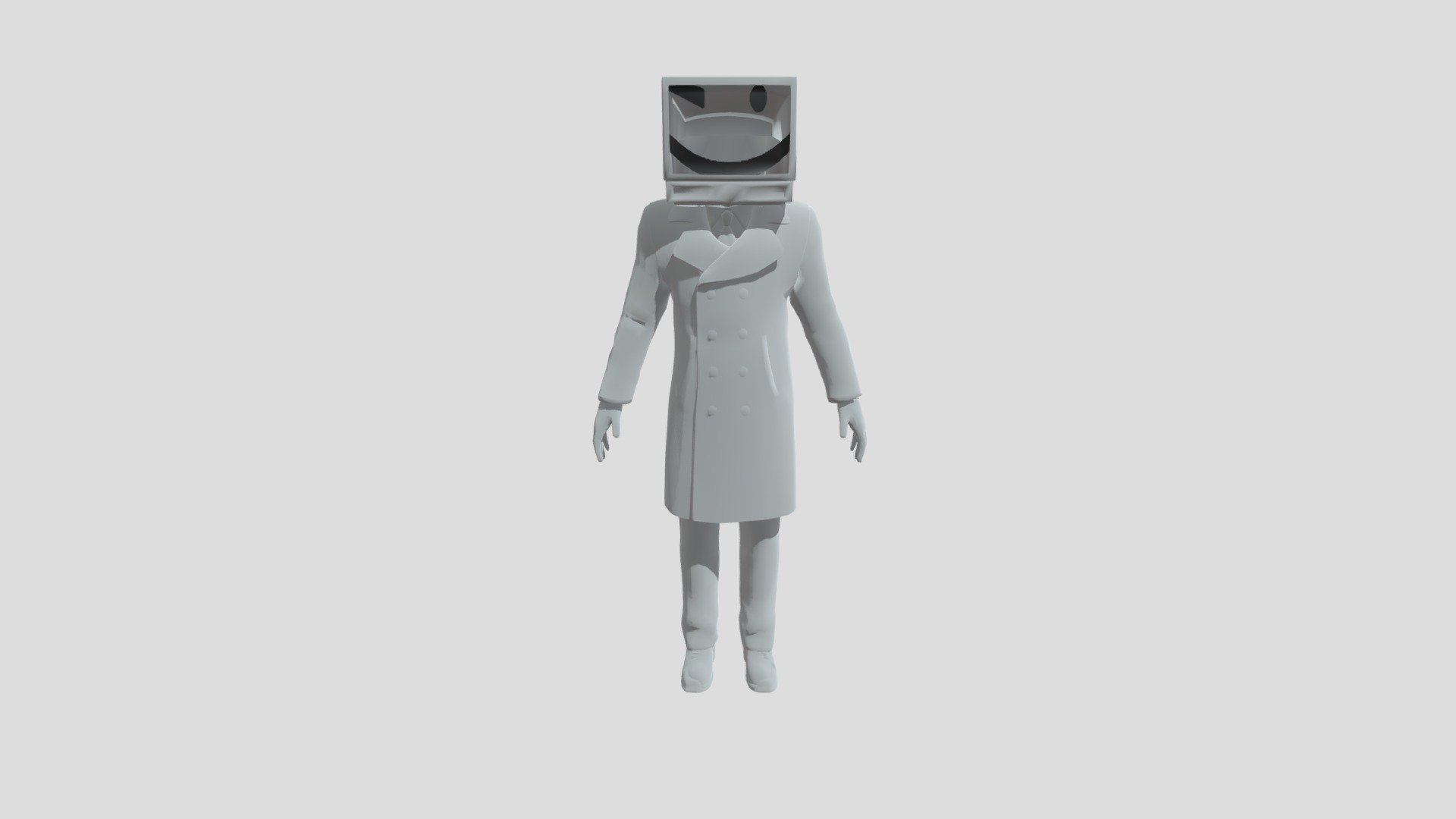 TV Man For Blender (UPDATED) - Download Free 3D model by VSink ...