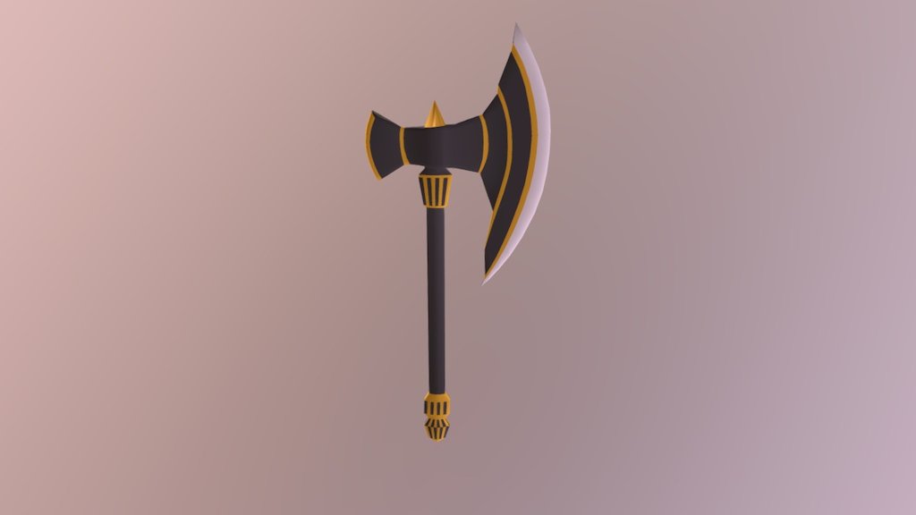Axe Golden - 3D model by Psidex3D [901370b] - Sketchfab