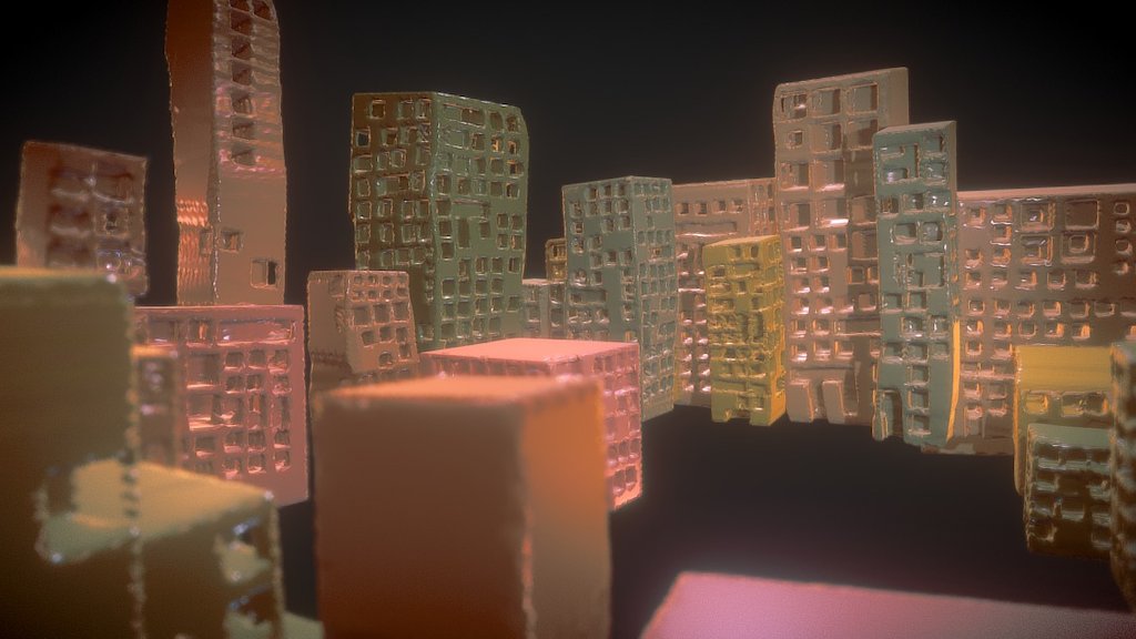 Preview: "City in decay" - 3D model by Rein Bijlsma (@reinbijlsma ...
