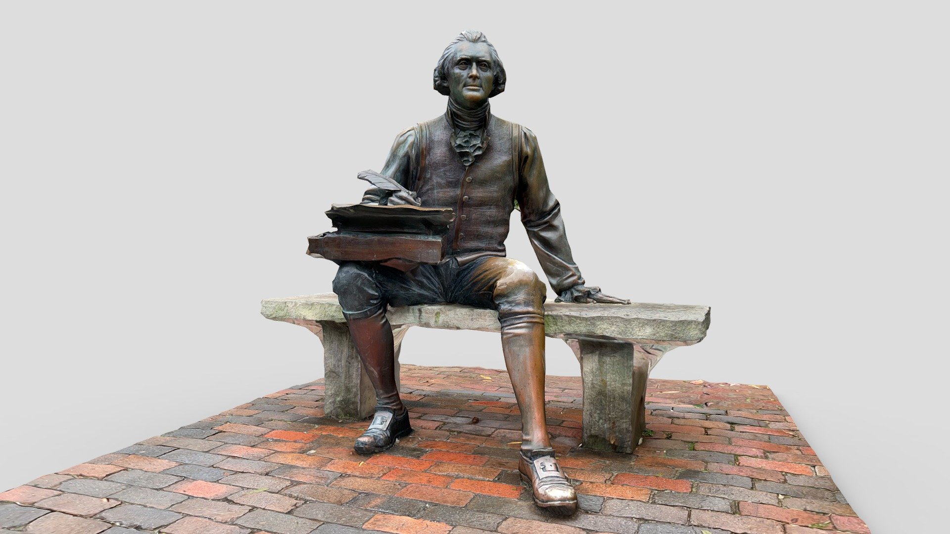 Thomas Jefferson statue - Buy Royalty Free 3D model by avi [9015e1e ...