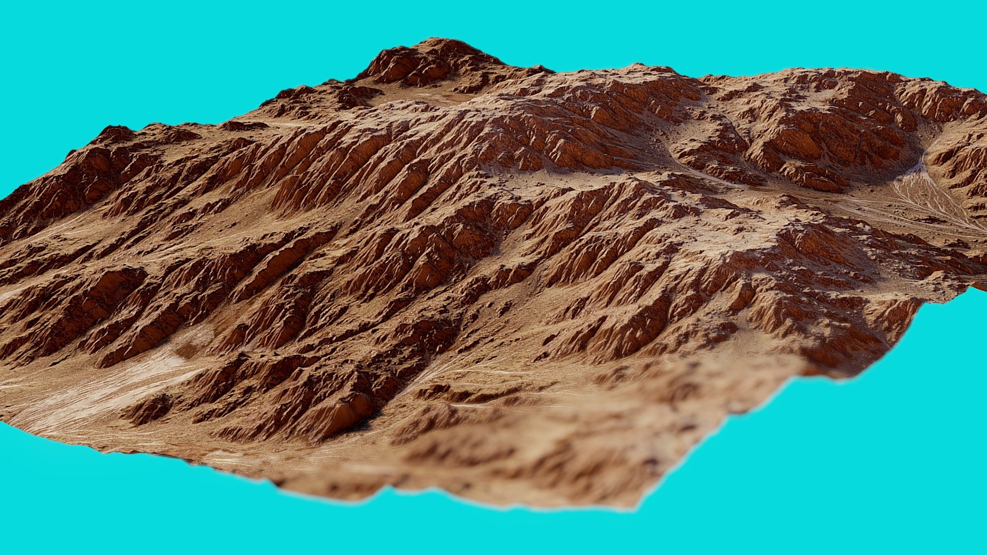 Mars Landscape 6 - Buy Royalty Free 3D model by Rispat Momit ...