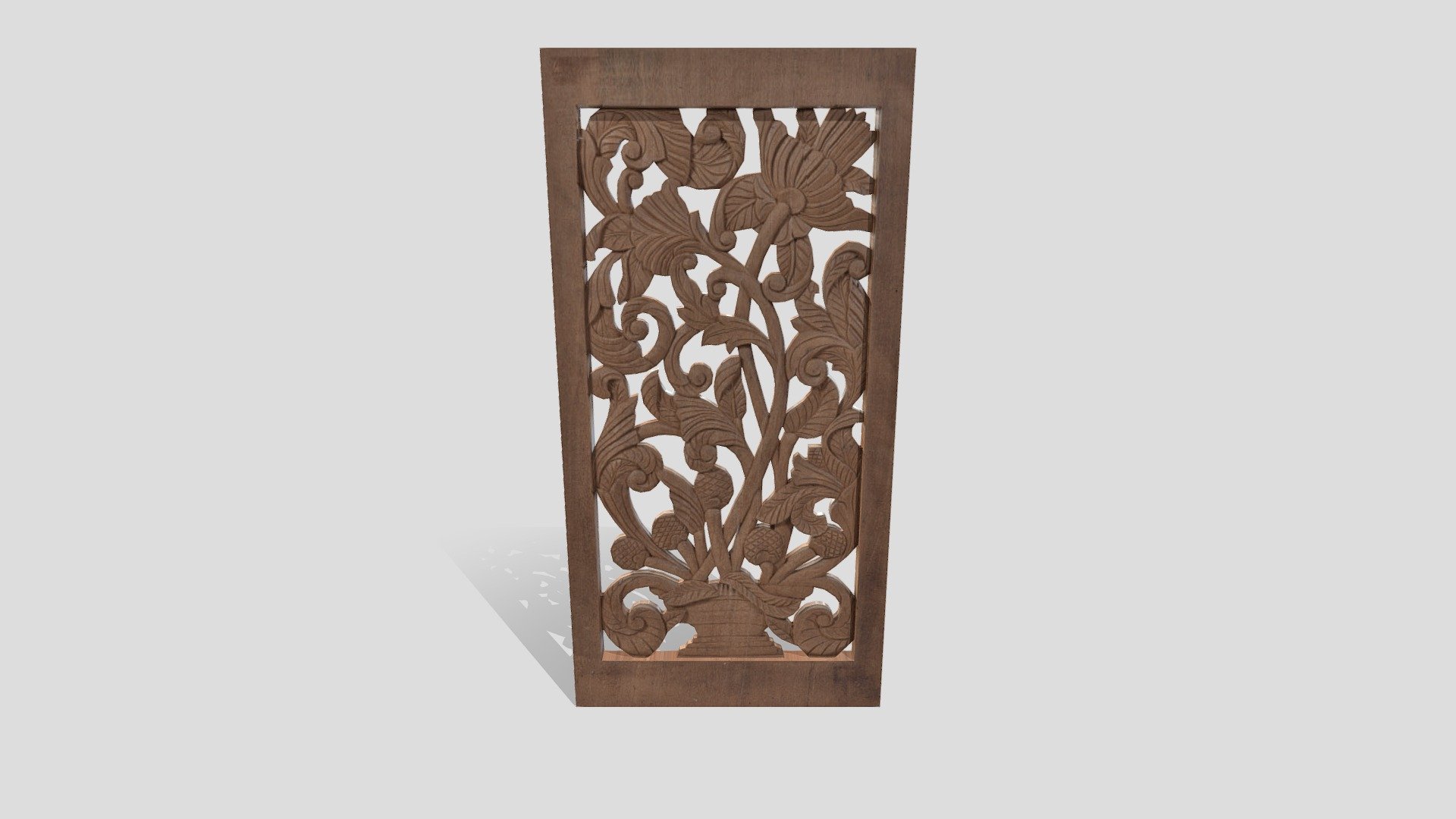 SENIKAYU WARISAN-01_Panel 3D Motif Daun - Download Free 3D model by ...