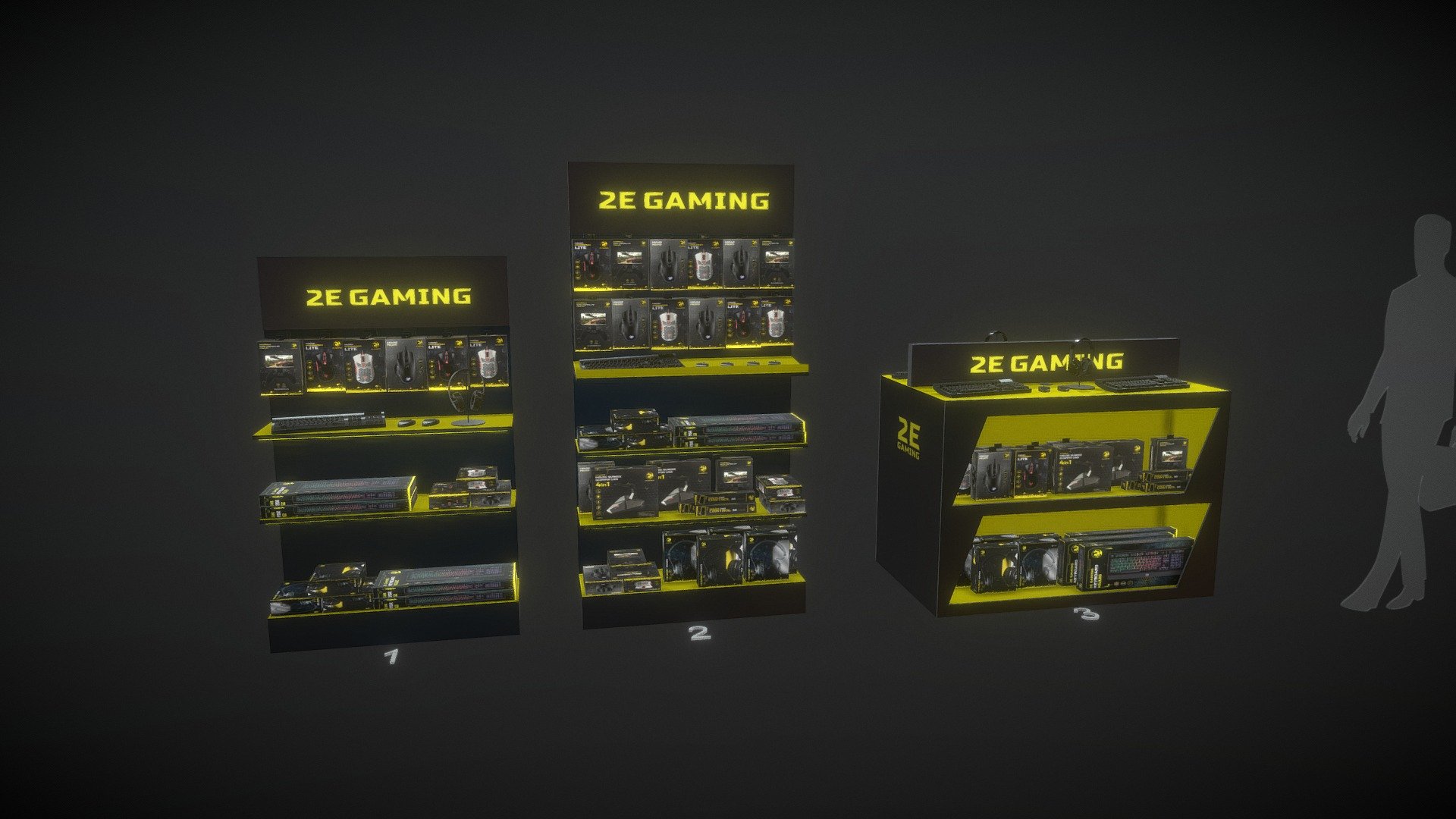 2E Gaming - Download Free 3D model by ERC (@andrii_v) [9017fcc] - Sketchfab