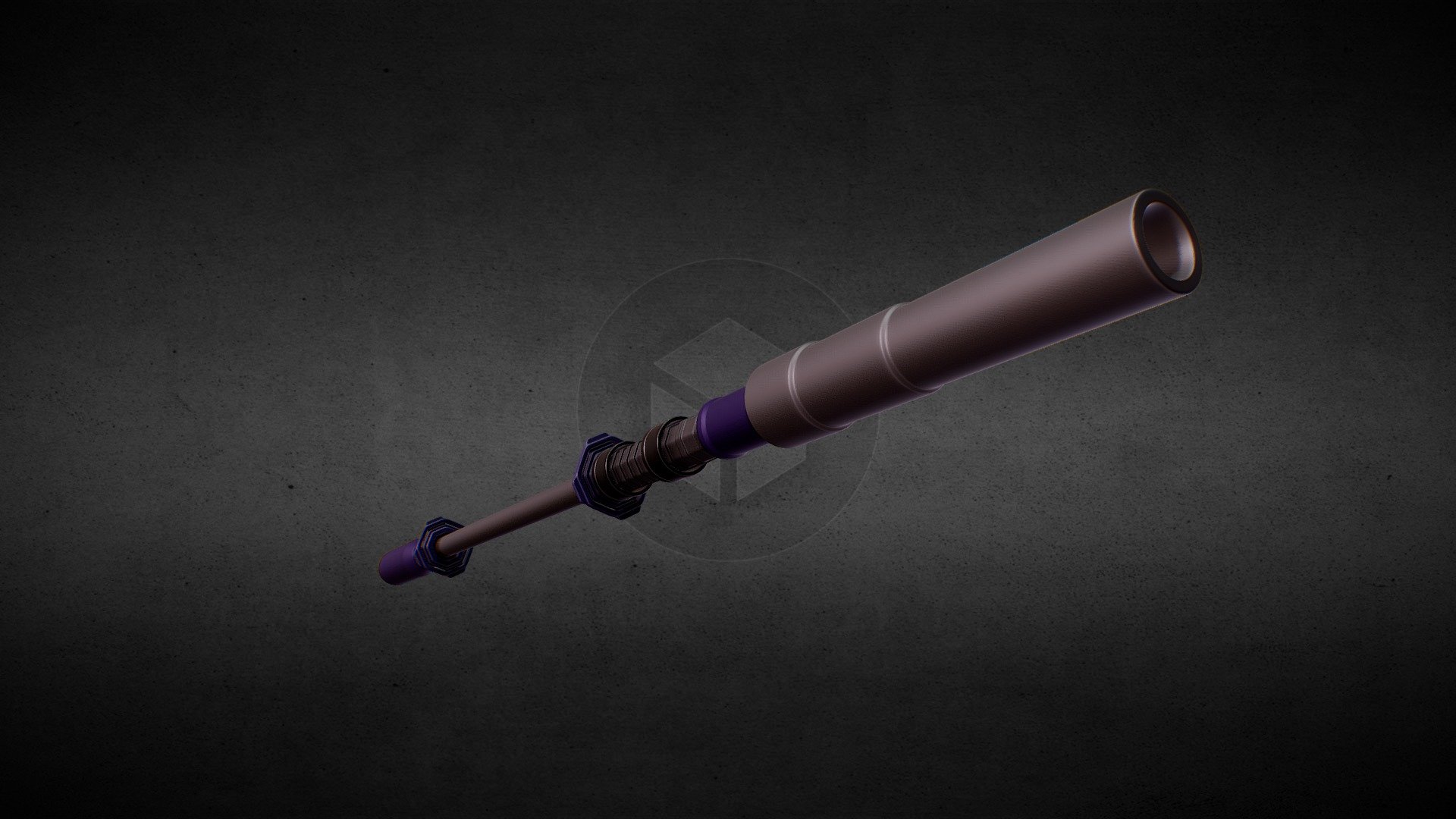 Cyberpunk staff - 3D model by zaves [90189c8] - Sketchfab