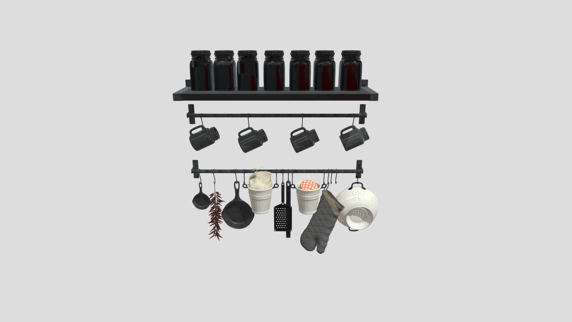 kitchen props 10 AM231 Archmodel - Buy Royalty Free 3D model by ...