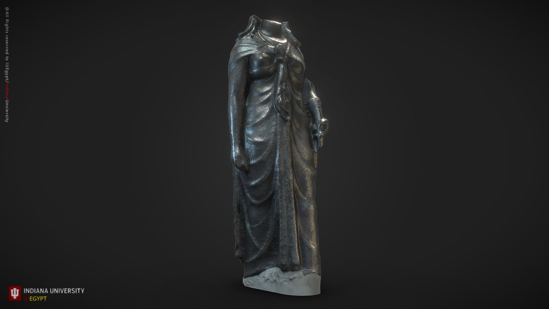 Statue of Isis - 3D model by iuegypt [901ac81] - Sketchfab