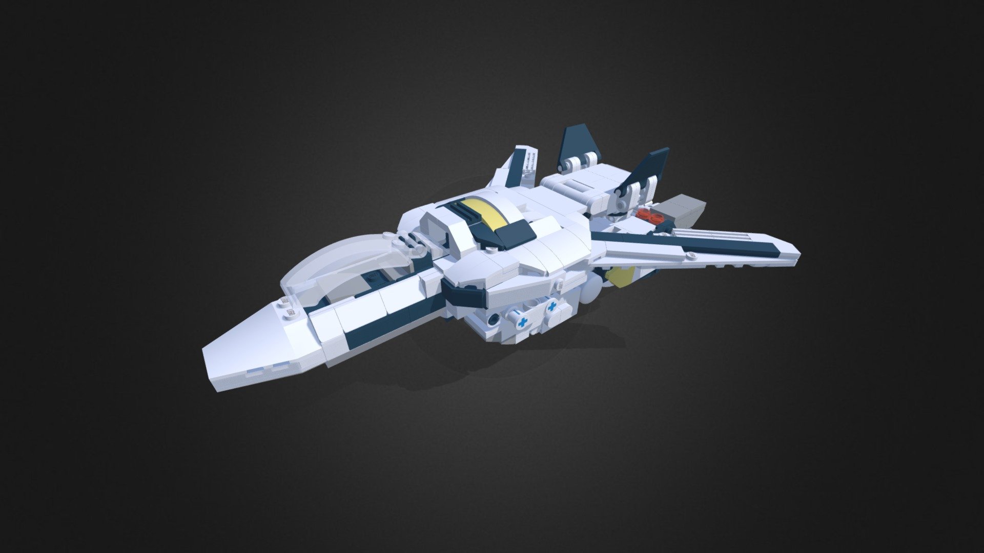 Lego Macross Valkyrie VF-1 [plane] - 3D model by Vlad (@engura ...