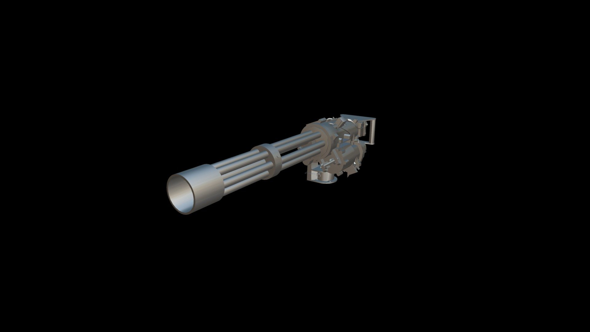 Minigun - 3D model by FROST_52128 [901b69c] - Sketchfab