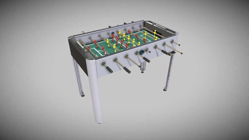 Football Table - Download Free 3D model by Francesco Coldesina ...