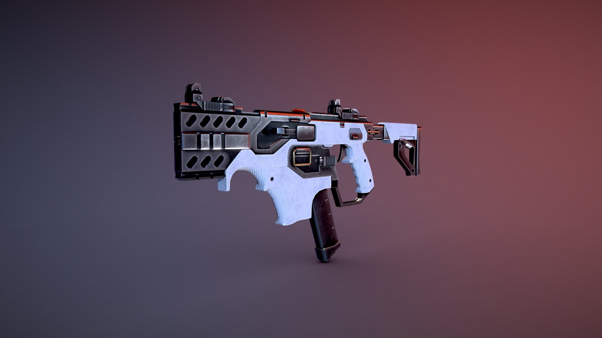 Blizzard: Sci-fi SMG - 3D model by mass-games [901d76b] - Sketchfab