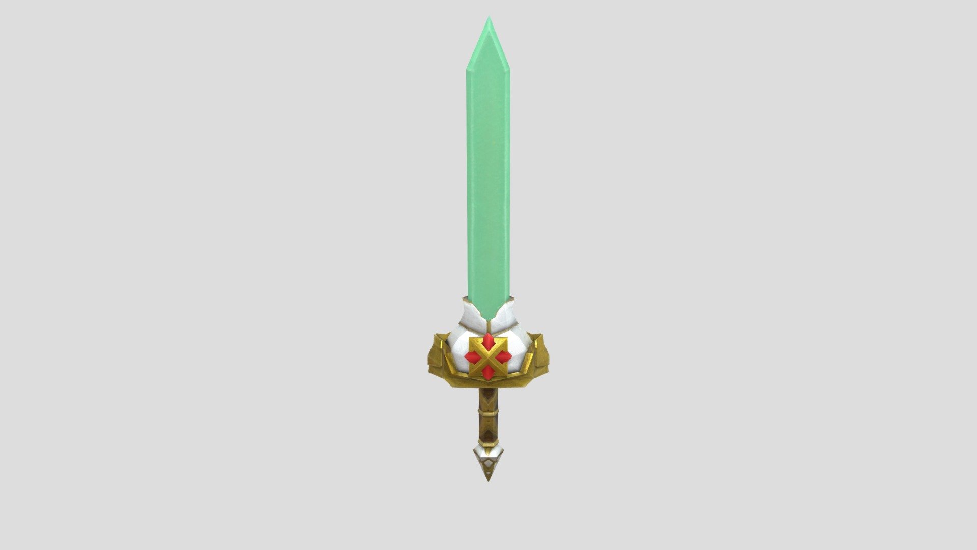 FF9 Excalibur - 3D model by Gabriel Gonçalves (@gabrielartanddesign ...