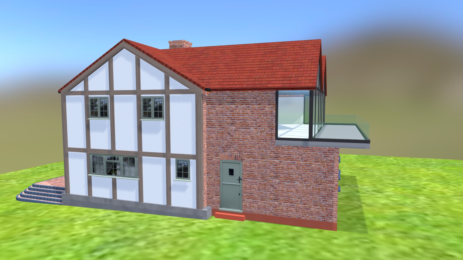 farm_house_extension81d - 3D model by intelok [9021e79] - Sketchfab