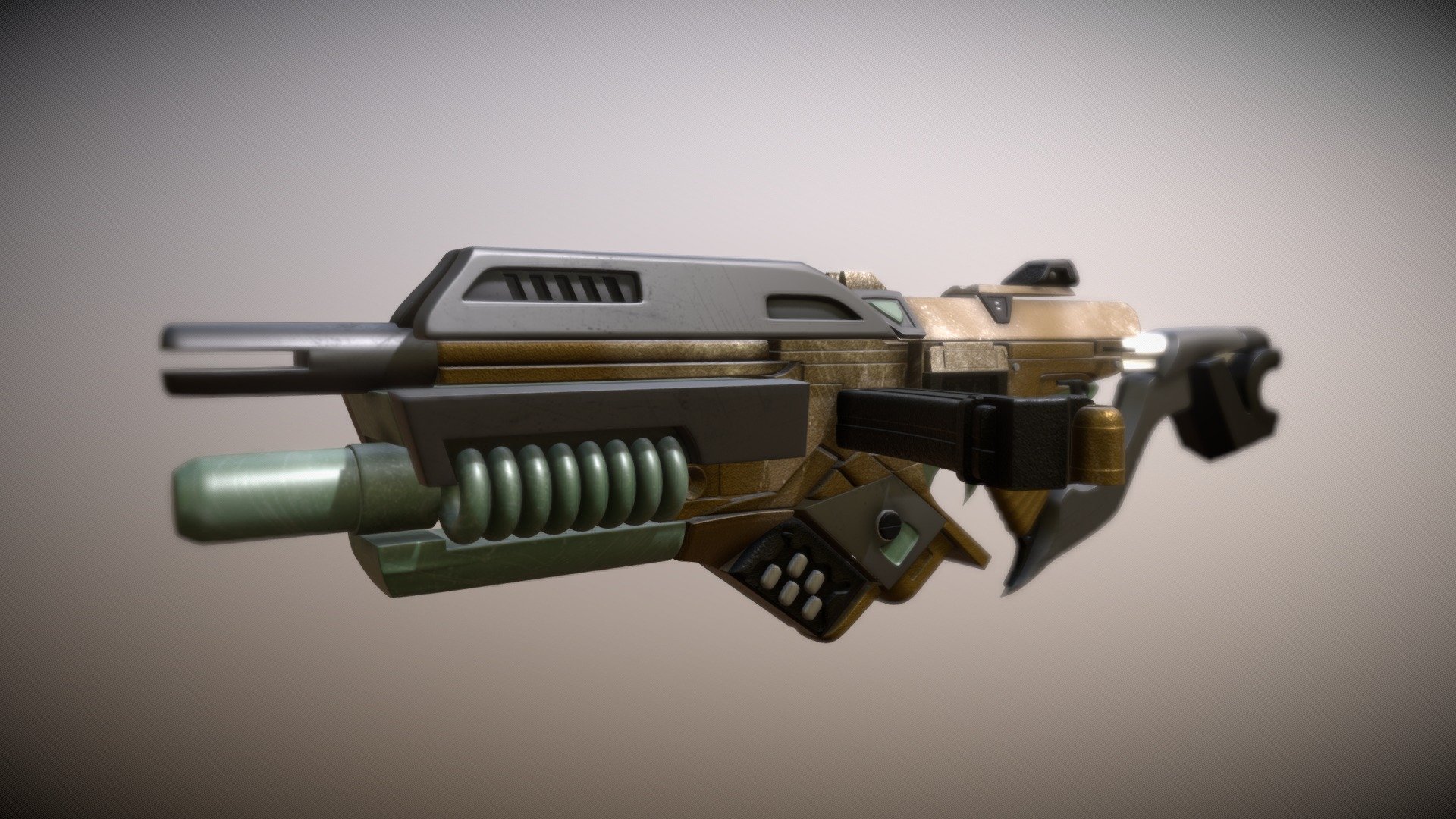 Sci- Fi Weapon 01 - Download Free 3D model by Misam Ali Rizvi ...