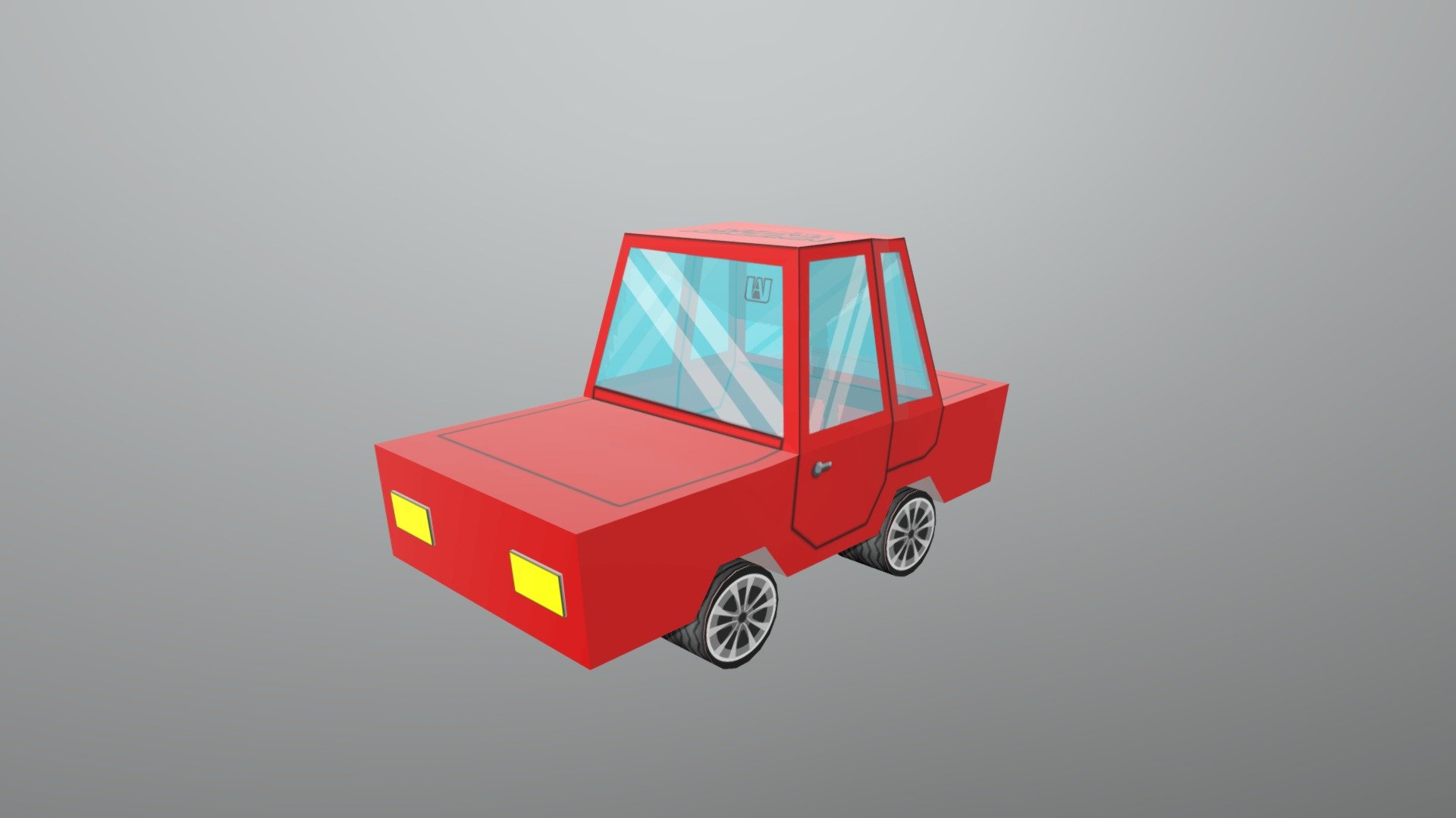 Cartoon car - Download Free 3D model by JMFeria [90254f4] - Sketchfab