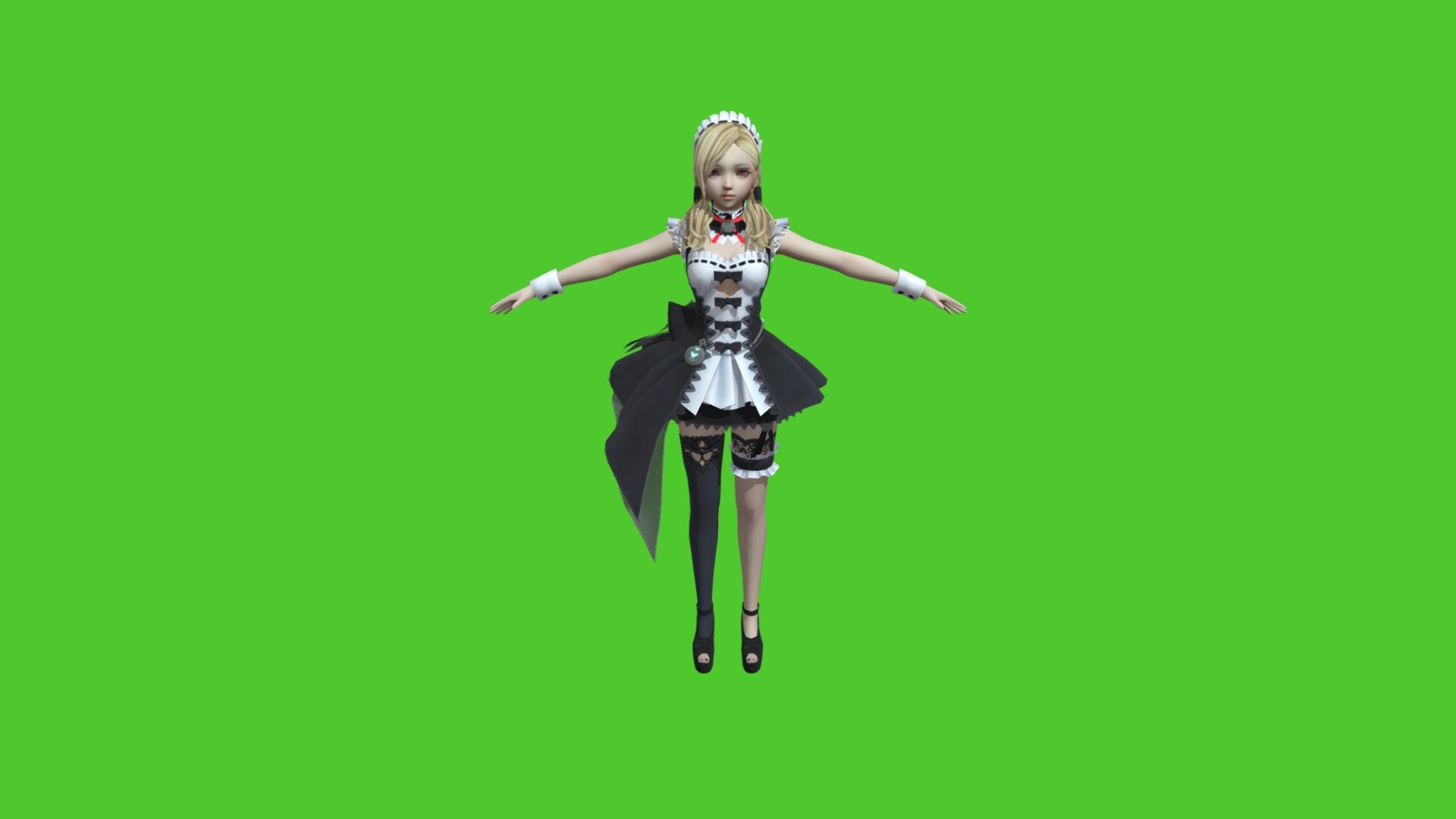 cute_anime_girl_mage - Download Free 3D model by helgmaz [9025a3e ...