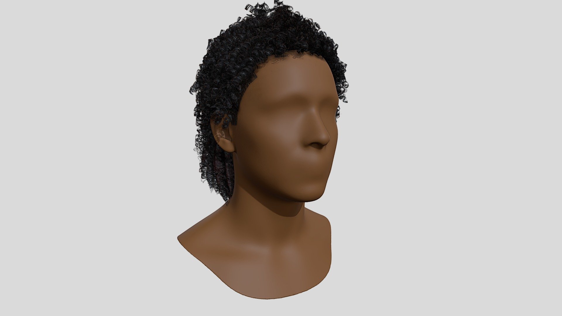 Jheri Curls - 3D model by Znyth Technologies (@znyth) [9026686] - Sketchfab