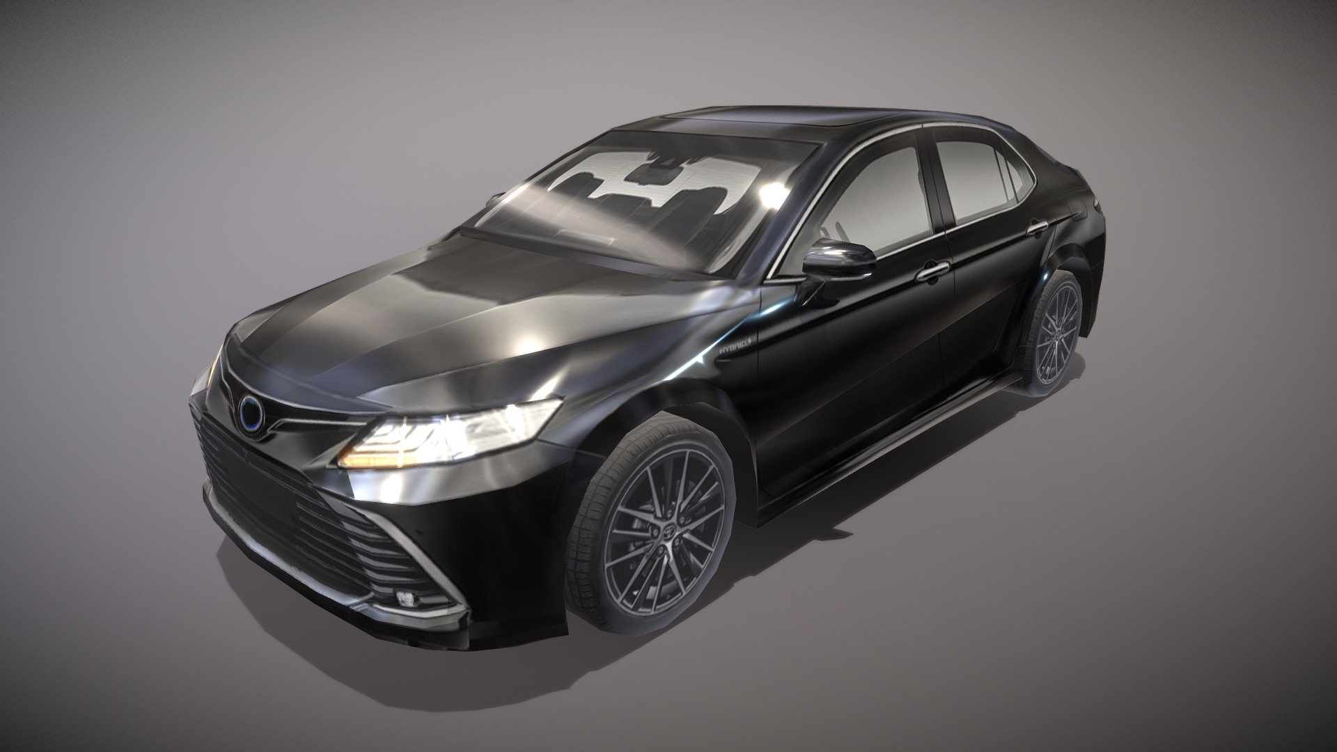 Lowpoly Black Camry - Buy Royalty Free 3D model by Underground Lab ...