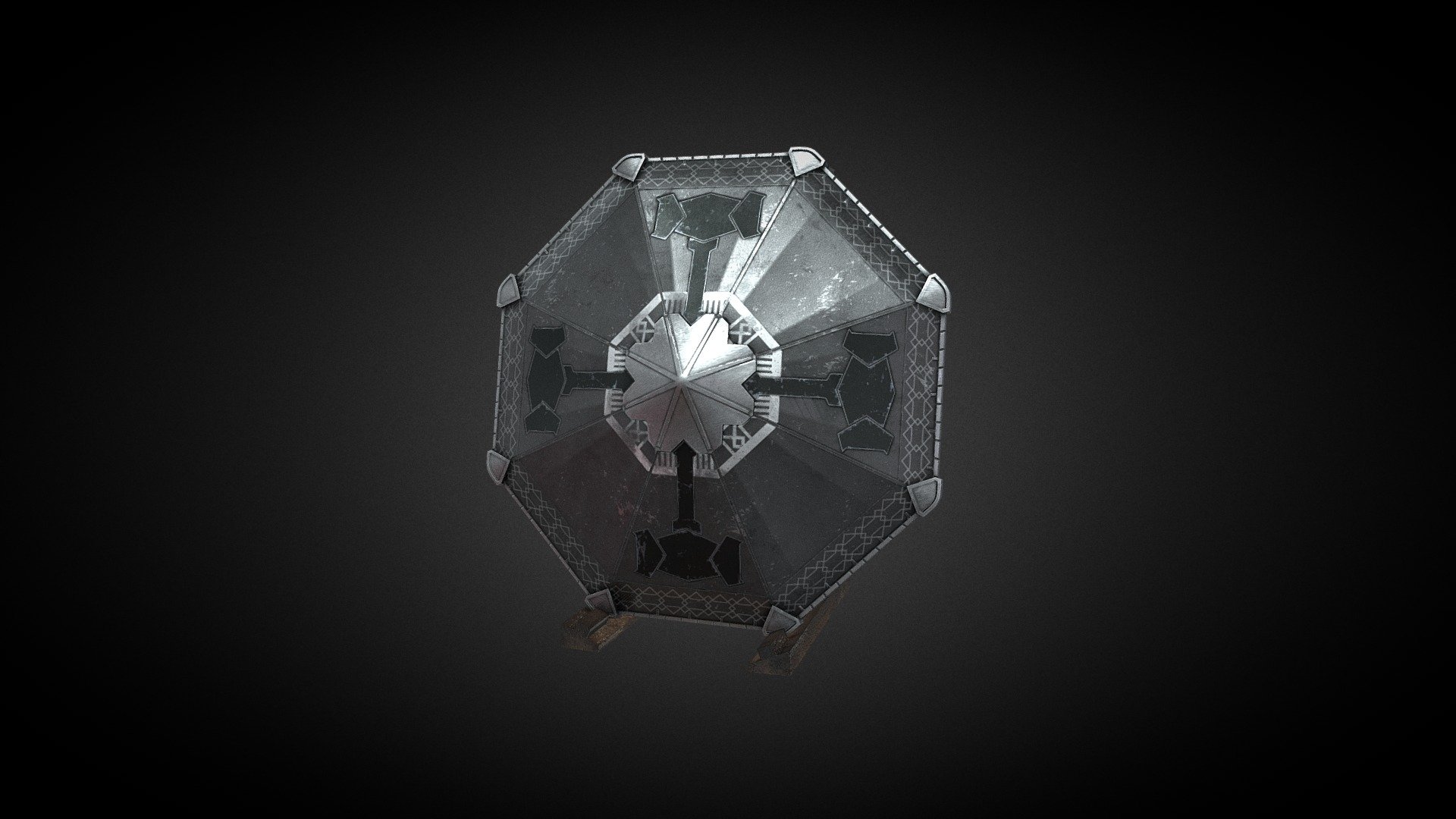 Dwarven Shield - Fili - Lord of the Rings - 3D model by SimonJEdwards3D ...