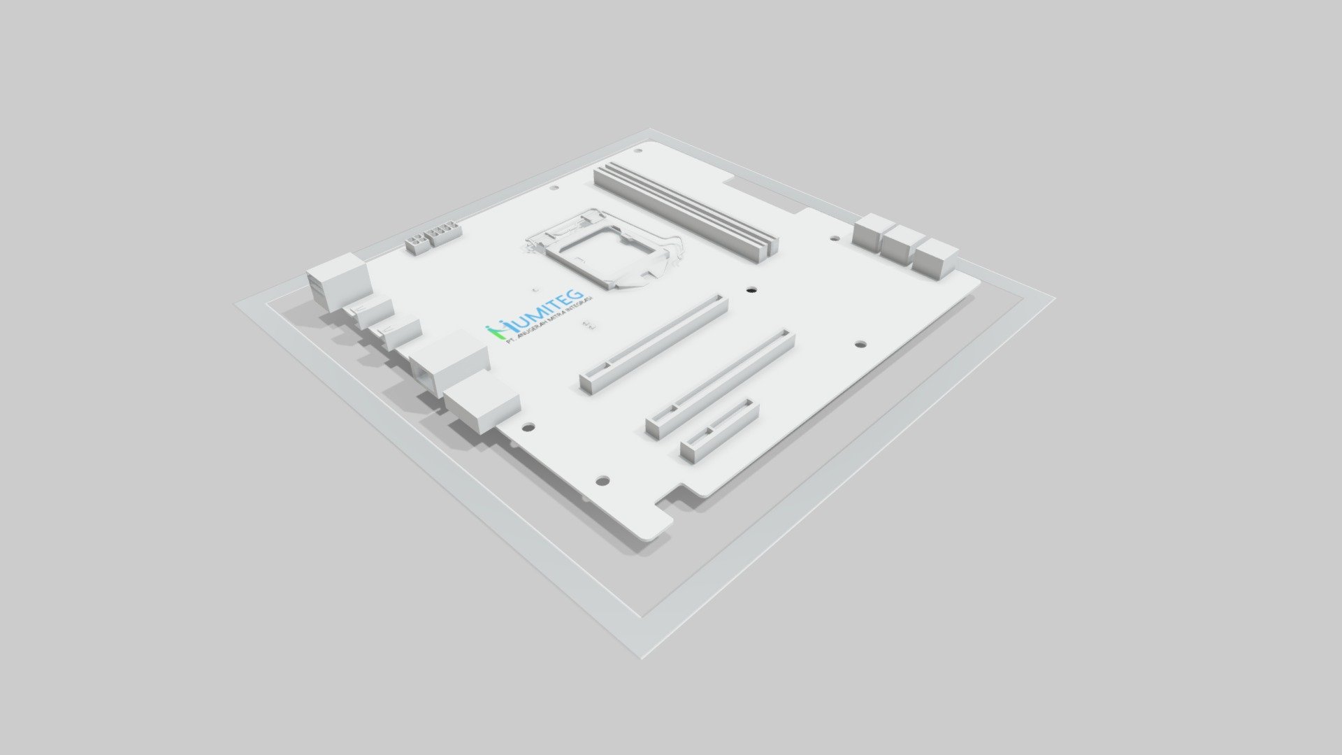 Asset Numi - Micro ATX (hole pattern) - Download Free 3D model by ...