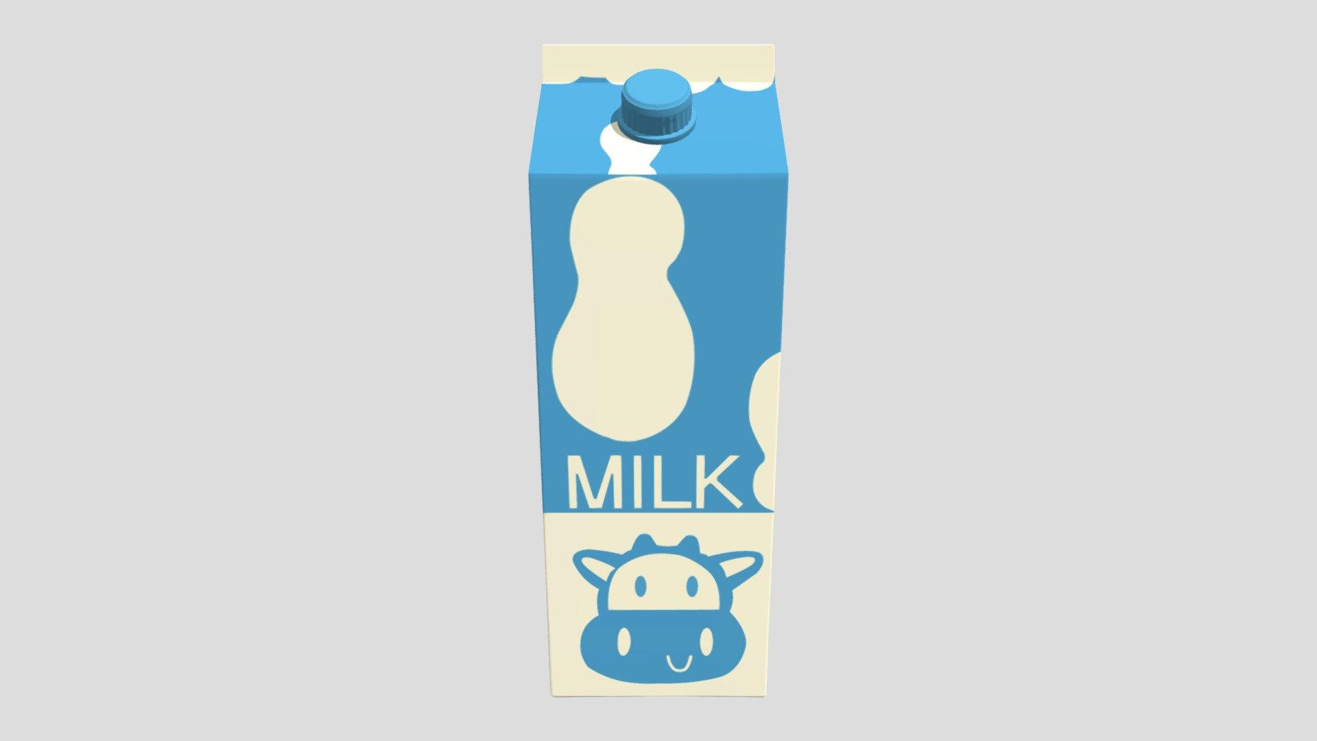 Milk Packet - Buy Royalty Free 3D model by Toonz Media Group (@taipl ...