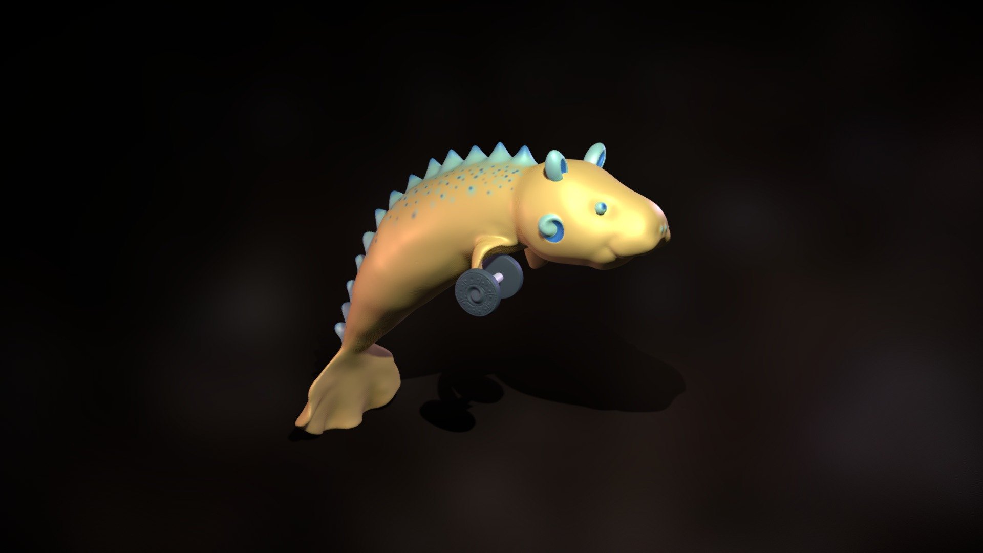 Lovely Manatee - 3D model by YiJieLu [902eaa0] - Sketchfab