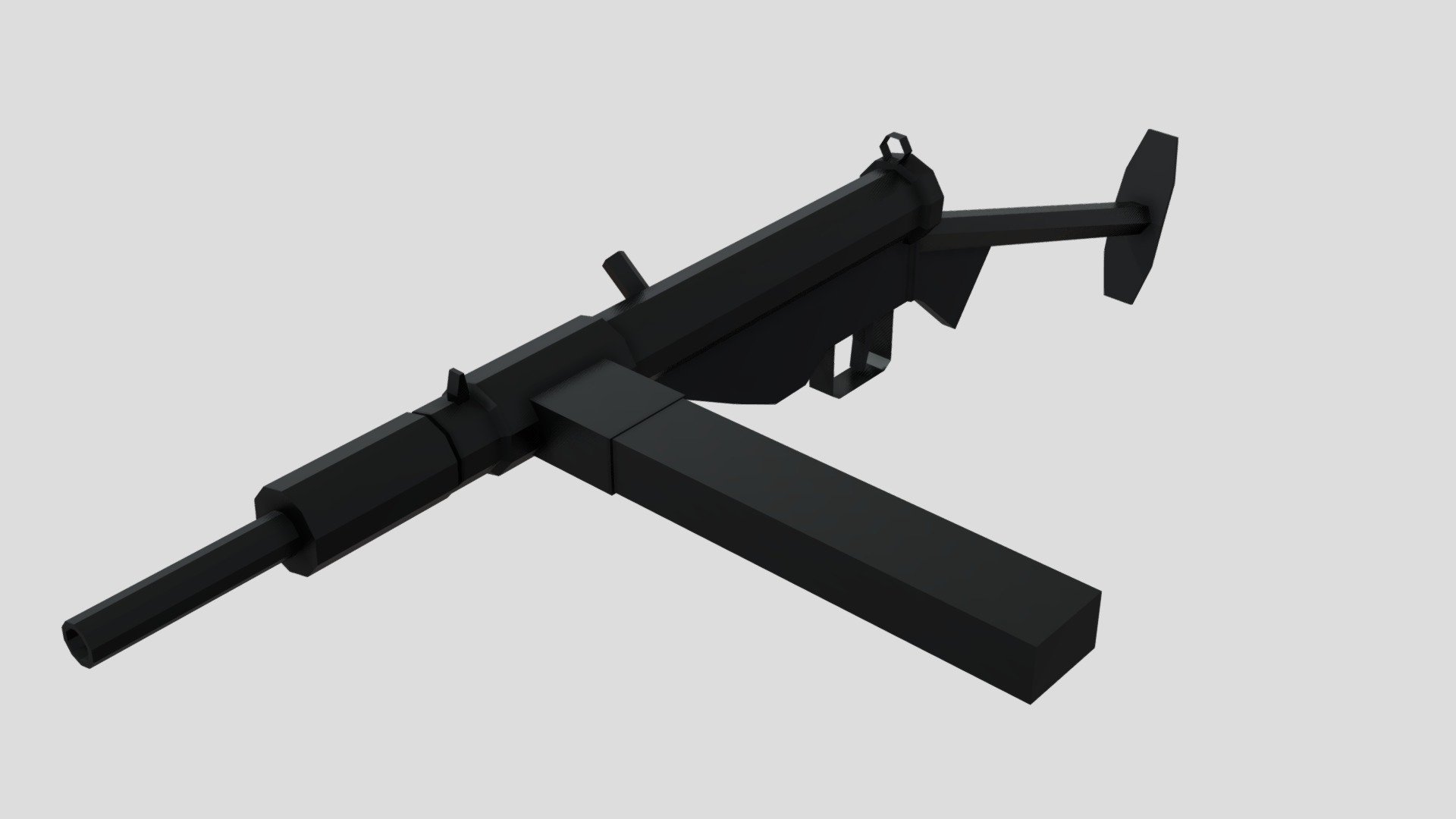 Sten Mk II - Low Poly - Download Free 3D model by Wersaus33 [902fa1b ...
