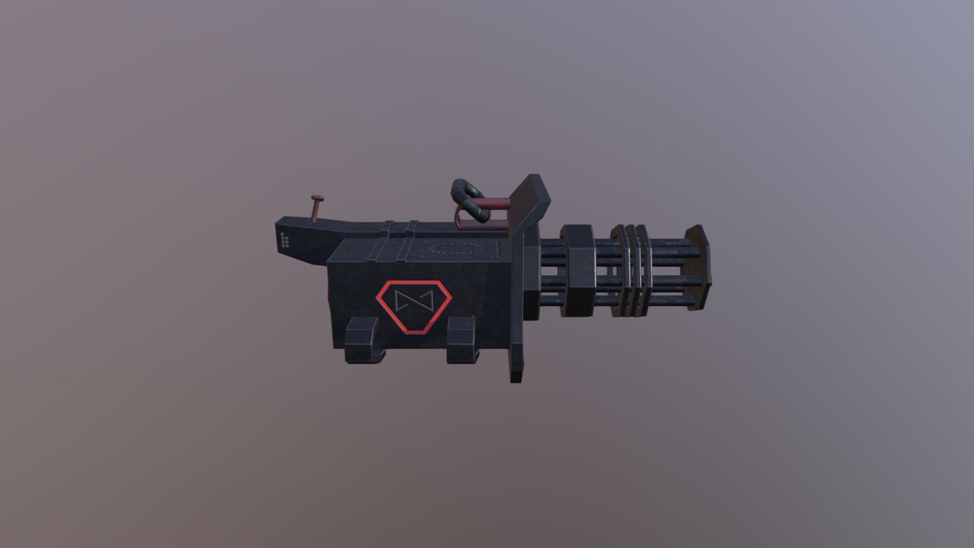 Mini Gun - 3D model by Navin Raj (@navinraj202) [902ff0e] - Sketchfab