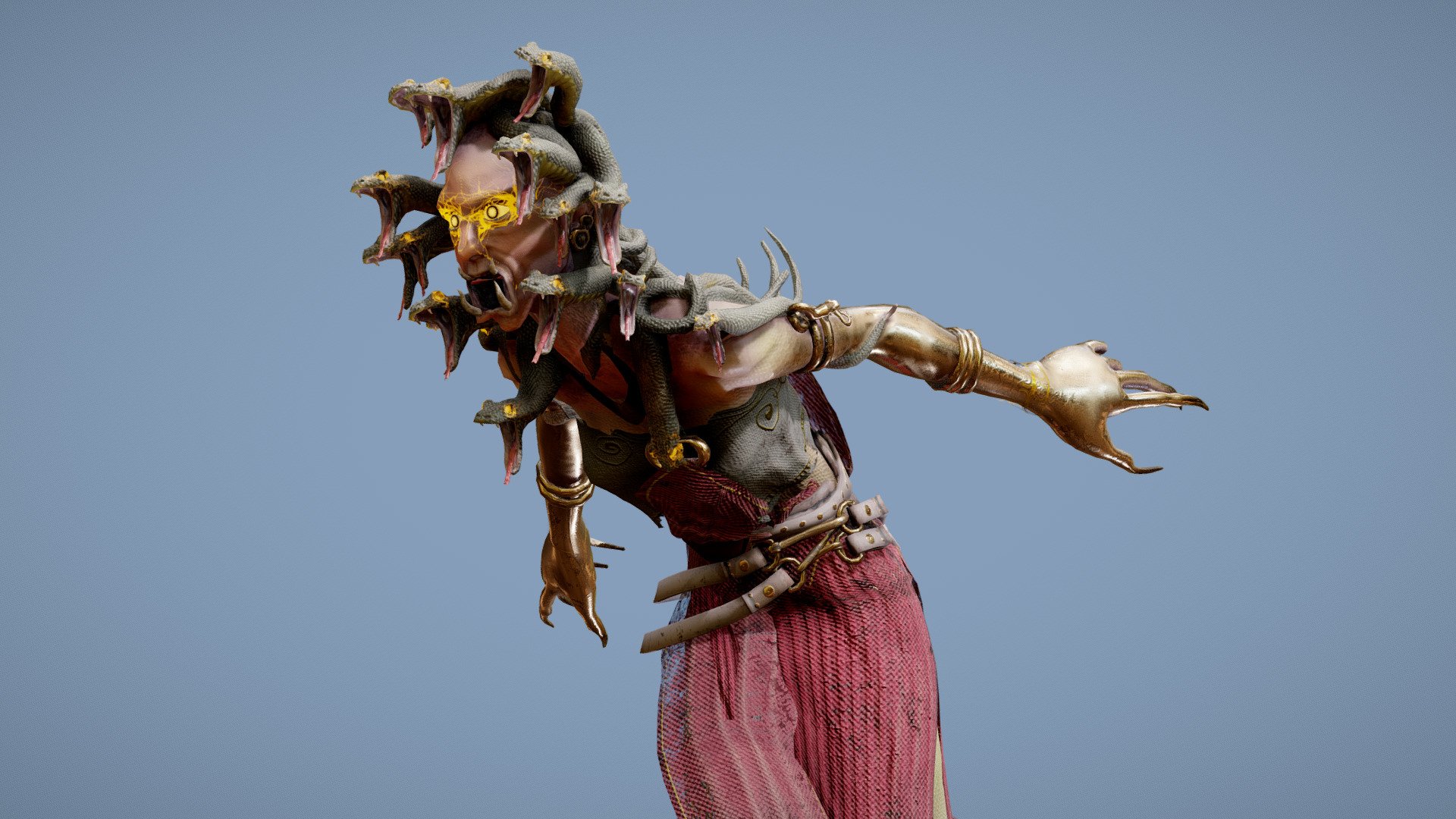 Medusa - Buy Royalty Free 3D model by Tom Breuer (@fableandcraft ...