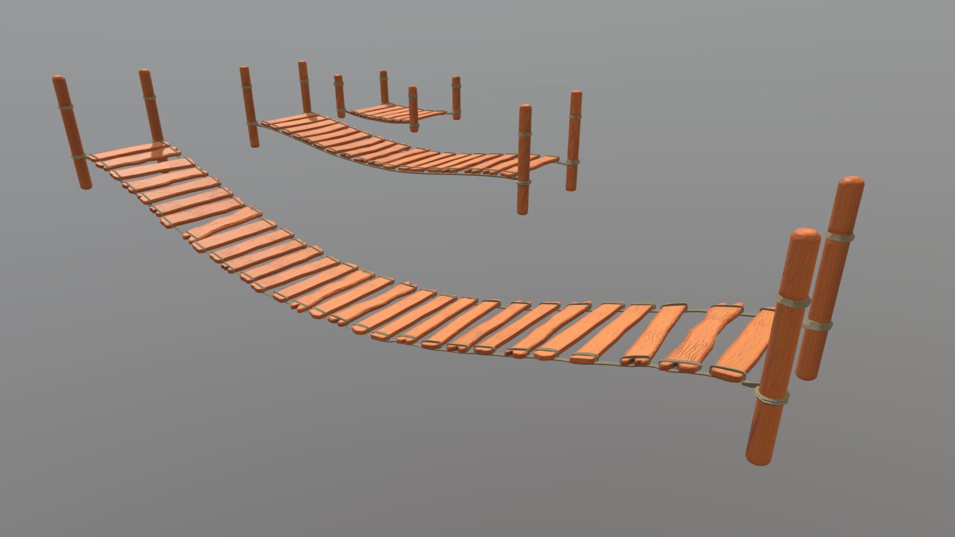 Stylized Modular Bridges - 3D model by Nkosa [9030ca6] - Sketchfab