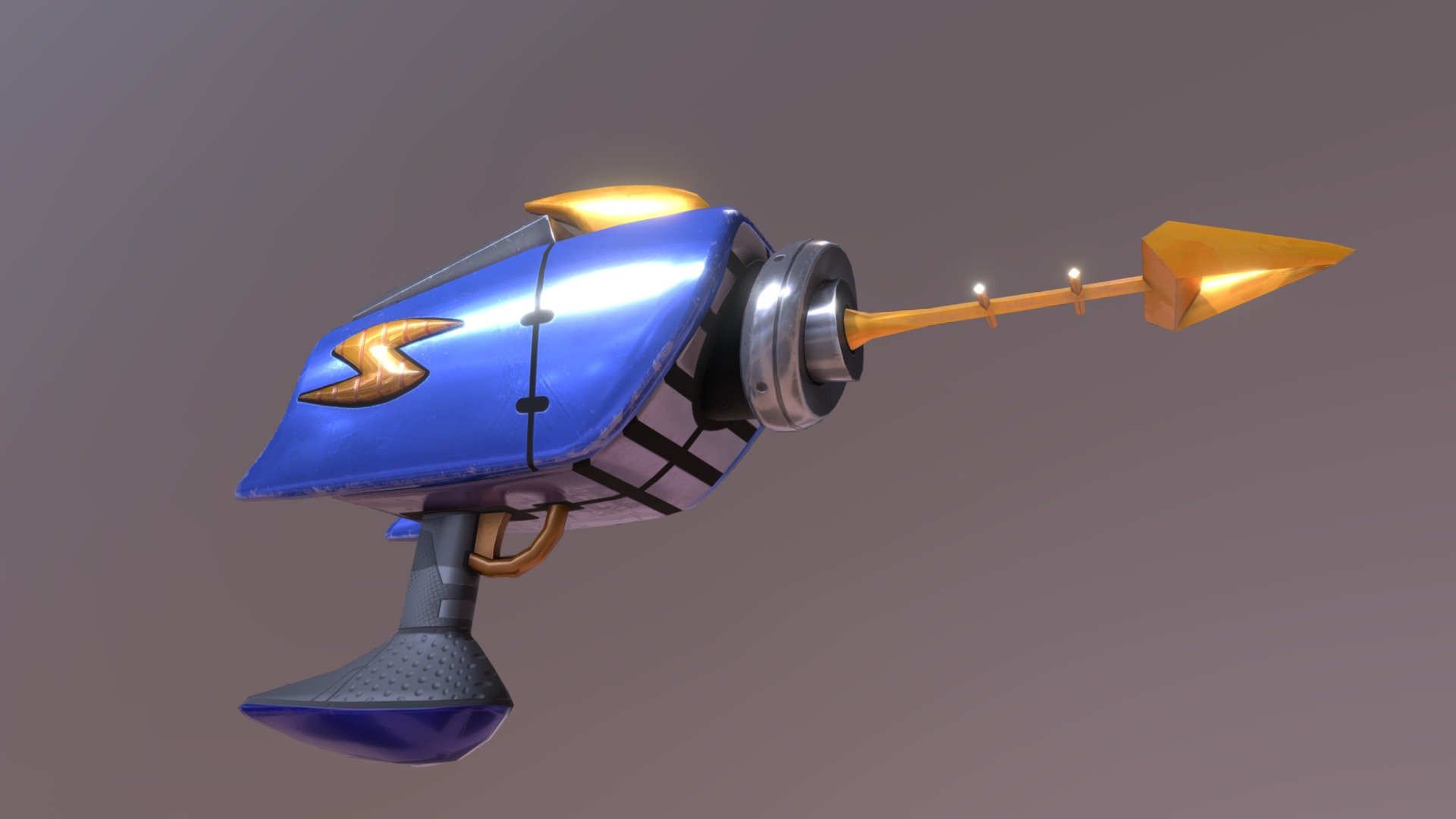 Guided lightning gun - 3D model by Julio.Felipe.Kawamoto [9032907 ...