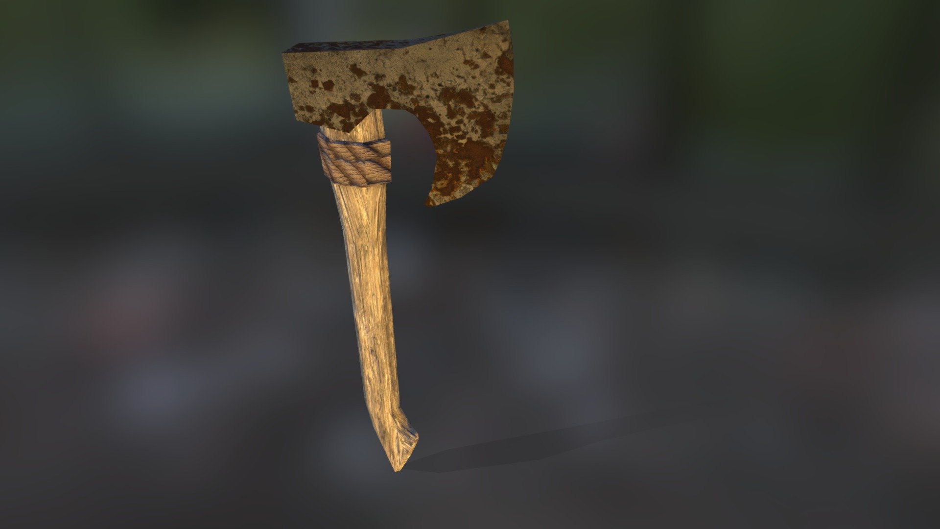 Low Poly old Axe - Download Free 3D model by José Castanheira ...