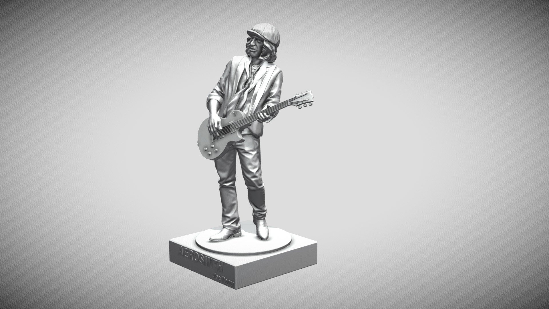 joe perry aerosmith - 3d printing - Buy Royalty Free 3D model by ronnie ...