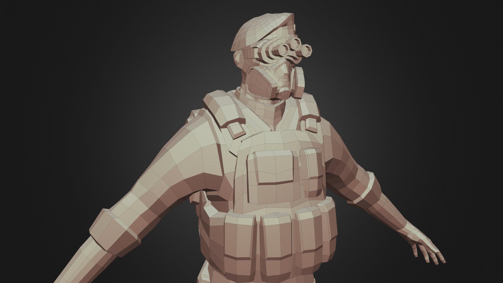 Low Poly Military 02 - Buy Royalty Free 3D model by Teo (@szilla.mini ...