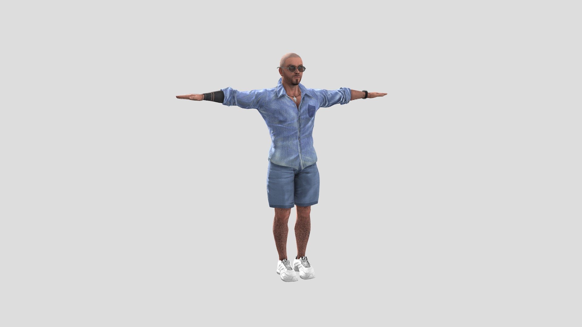 CASUAL MALE CHAR ( RIGGED ) - Download Free 3D model by ijiklvn ...