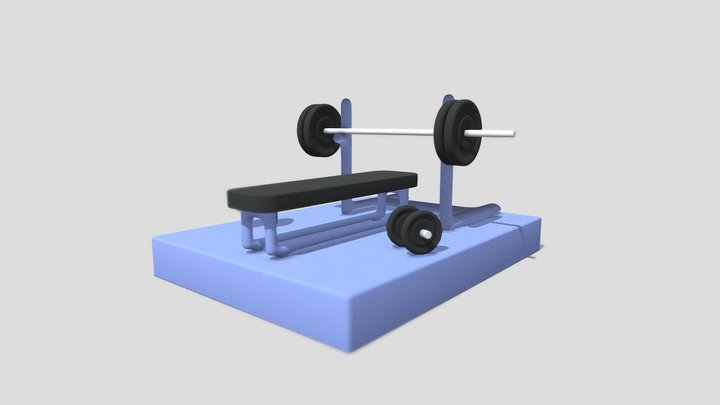 Gym-equipment 3D models - Sketchfab