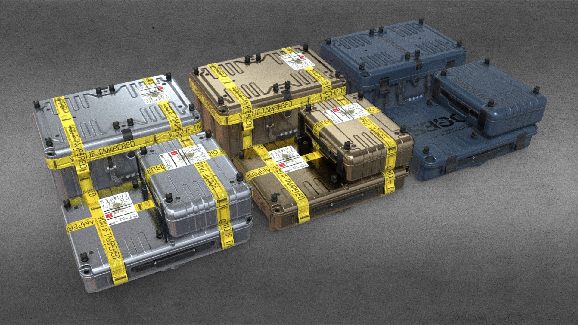 Death Stranding Cargo Box-SML 4K - Download Free 3D model by chiwei ...