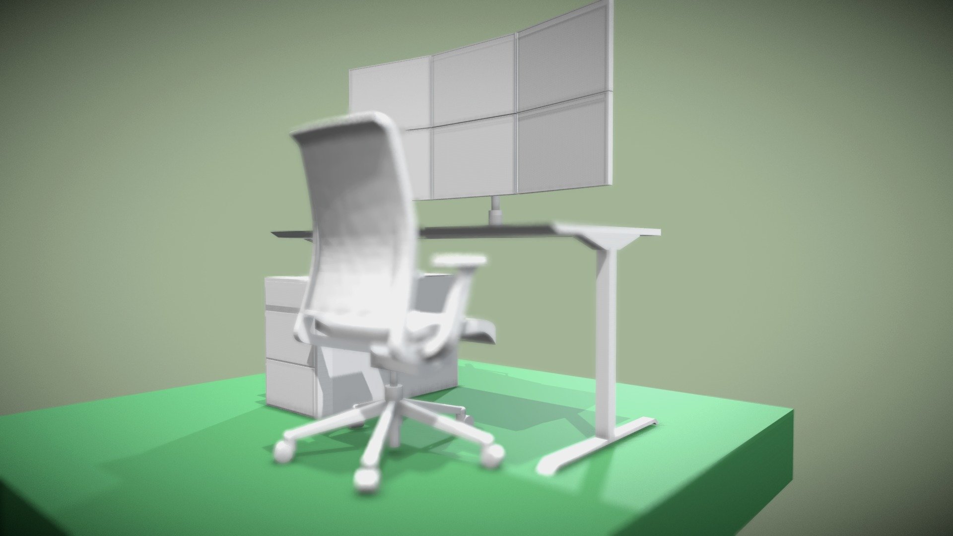 TRADING DESK - 3D model by M Moser Associates (@PT72) [9036d4c] - Sketchfab