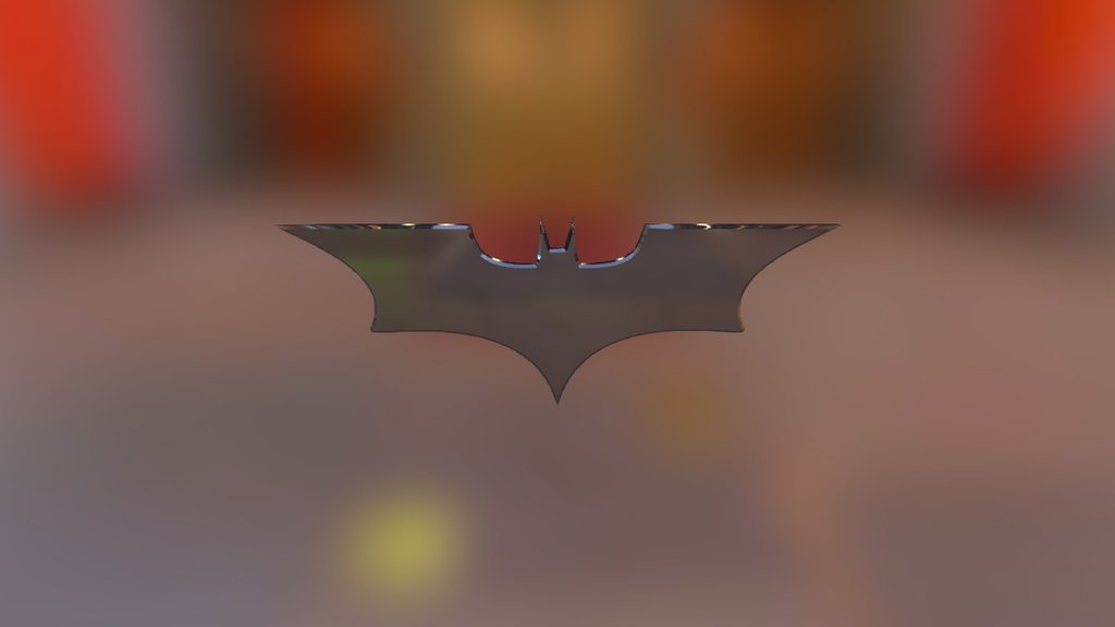 Batman logo - 3D model by bvh [9036ed5] - Sketchfab