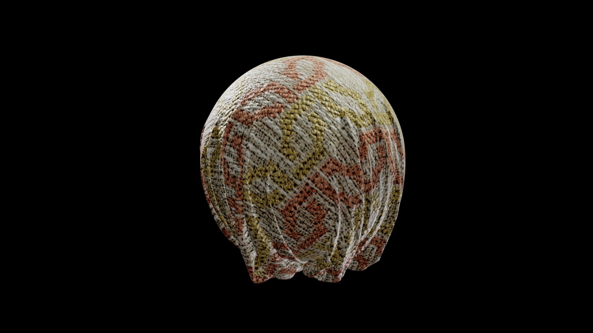 Geometric Orange Jacquard 2382292 - Download Free 3D model by Twinbru ...