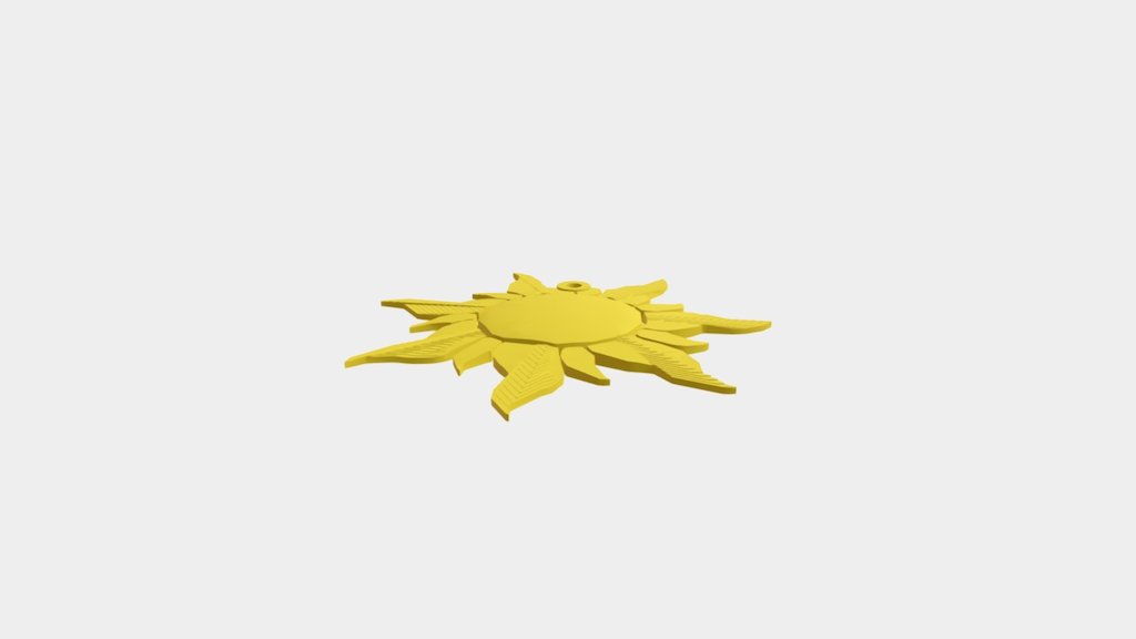 disney_tangled_sun_symbol - 3D model by KIRAKIRA [903b089] - Sketchfab