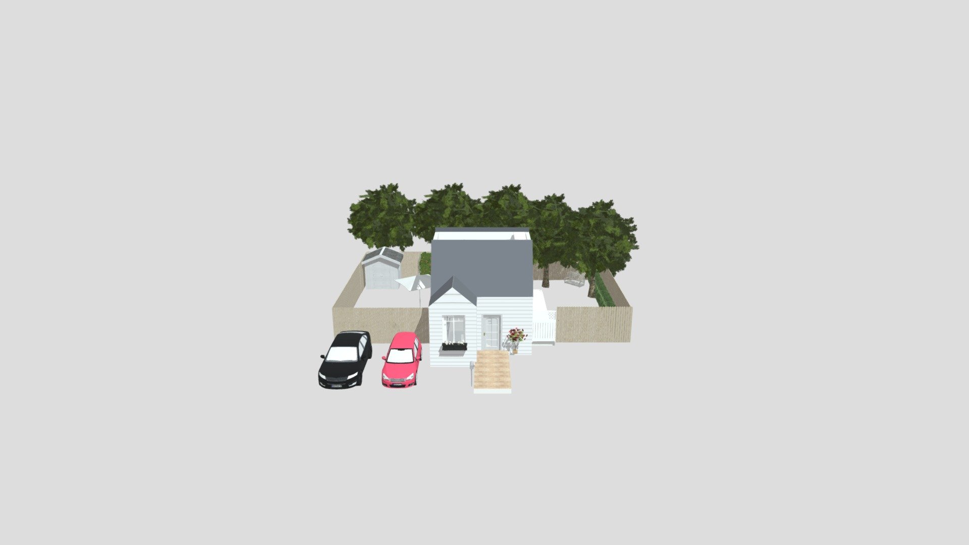One person cottage - Download Free 3D model by Home Design 3D ...