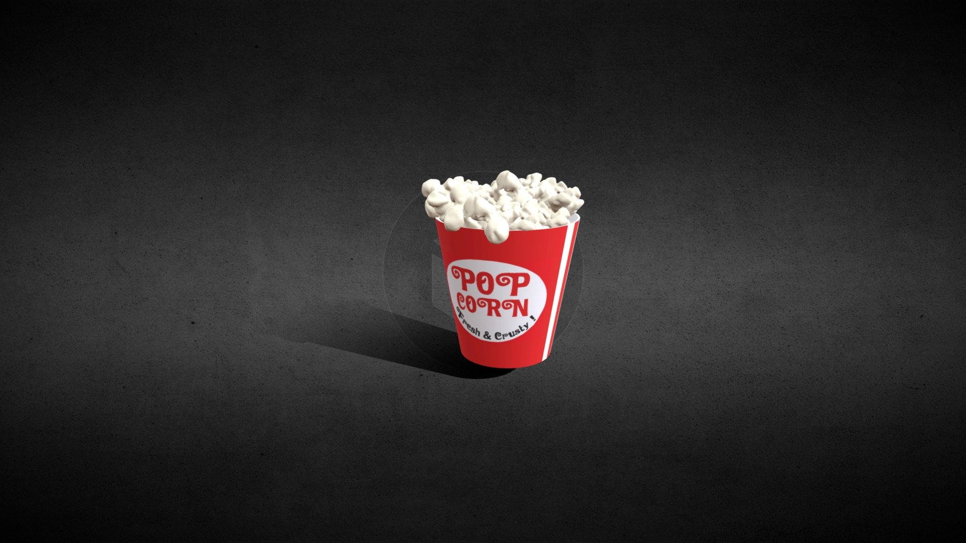 Popcorn - Download Free 3D model by Pulsion_one [903c480] - Sketchfab