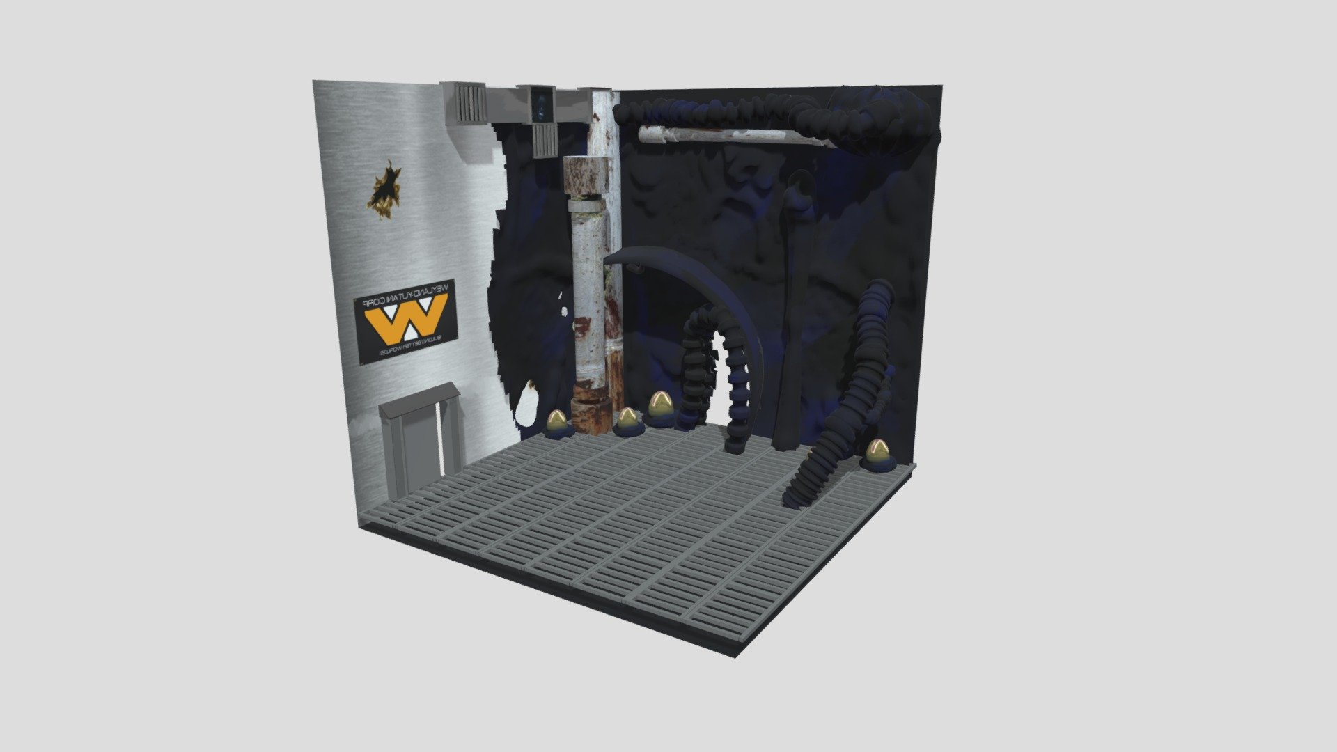 alien hive finished - 3D model by SeverinHedge [903c483] - Sketchfab