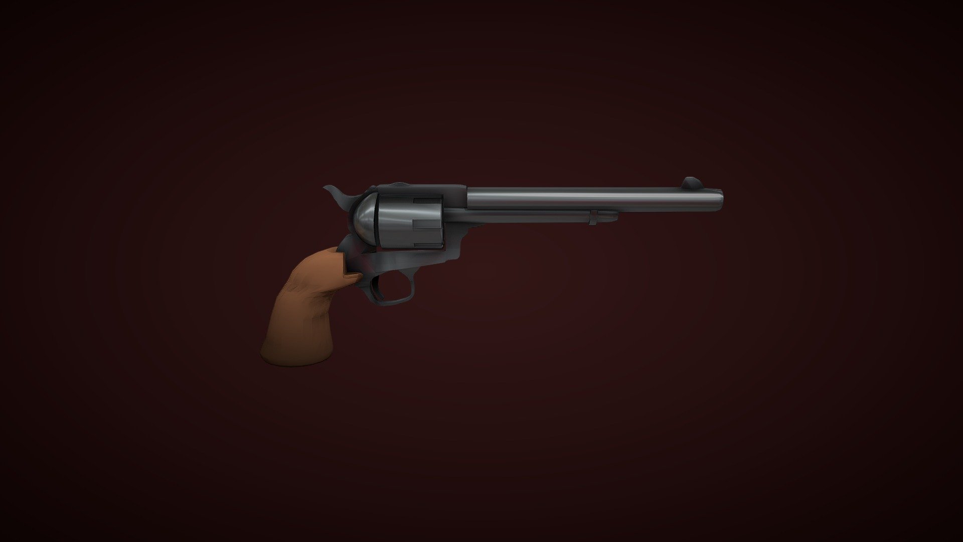 LowPoly Revolver - 3D model by yoranAPG [903ddf7] - Sketchfab