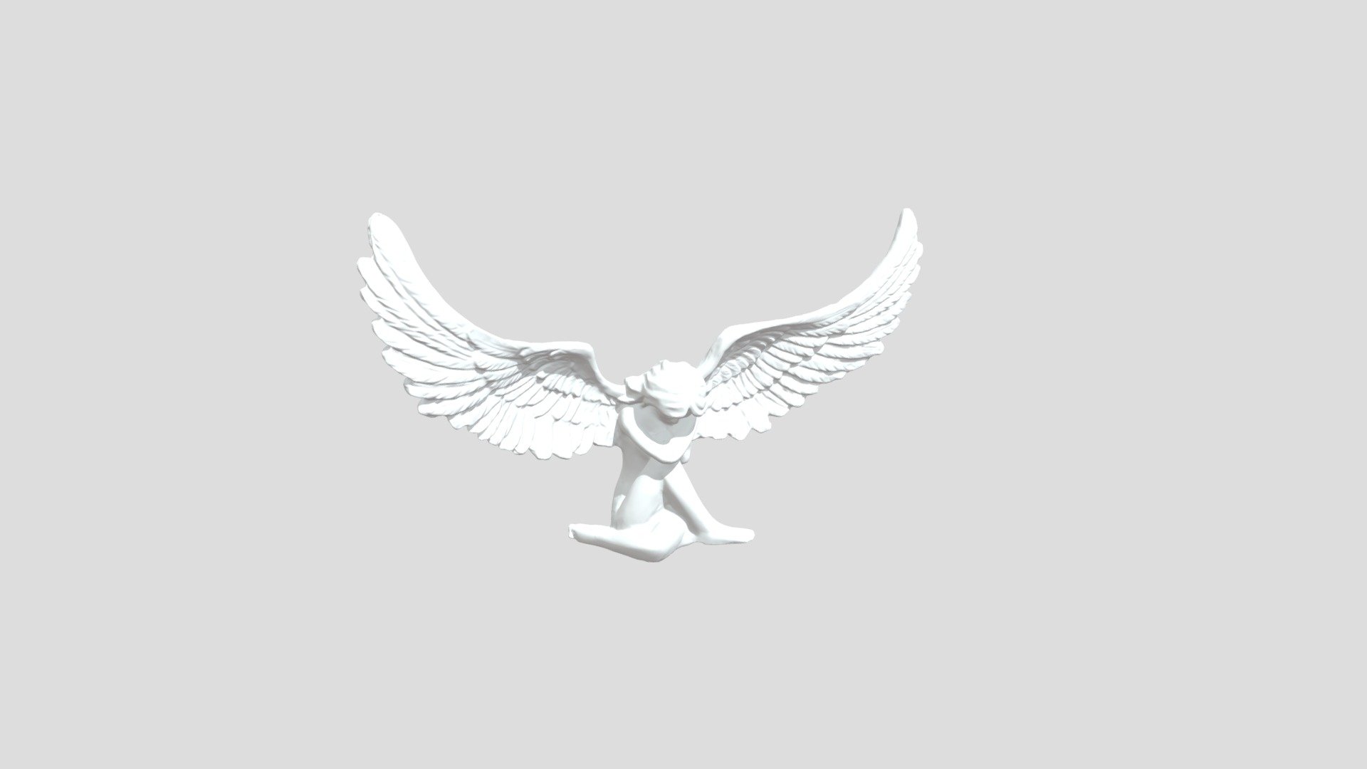 Angel Statue - 3D model by jw5267 [903f6de] - Sketchfab