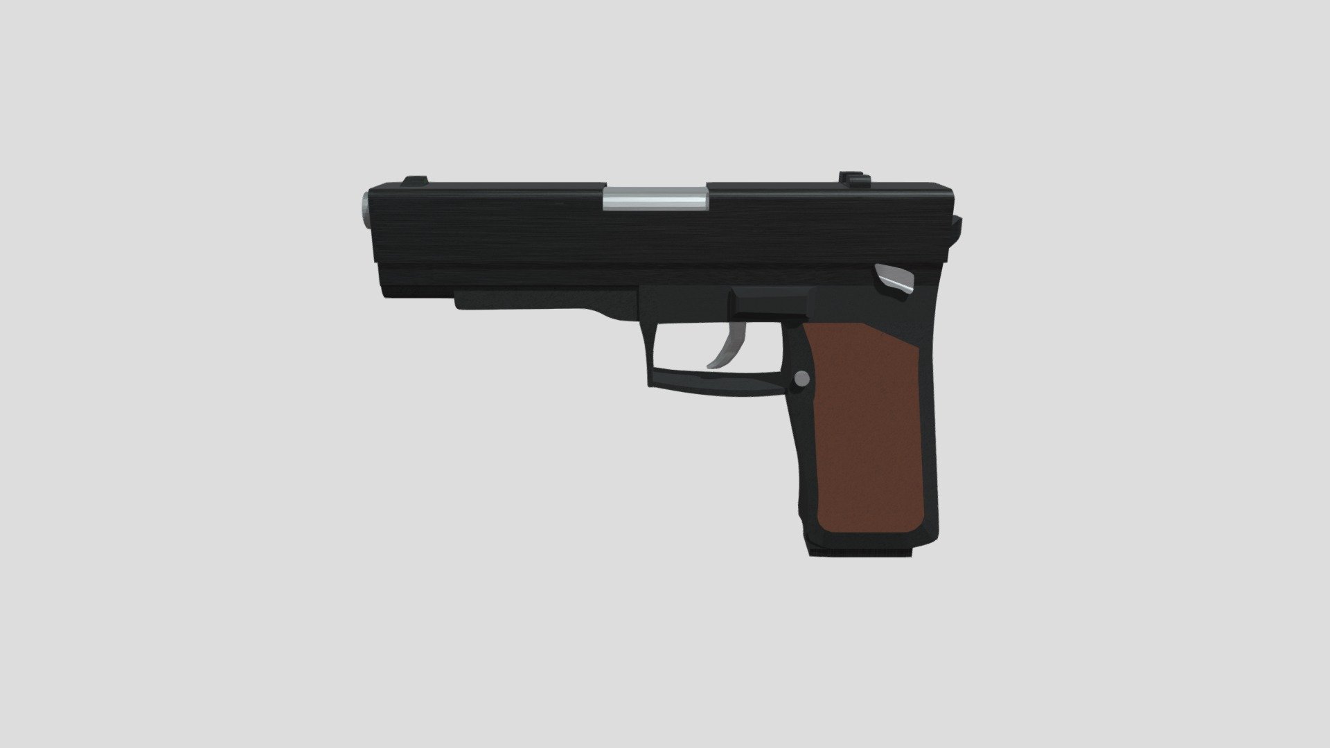 Pistol - 3D model by danelthedev [903f79e] - Sketchfab